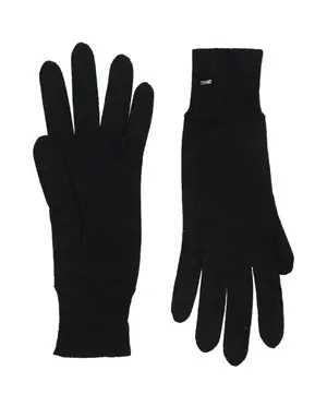 Saint Laurent Solid-color Cashmere Gloves - Black