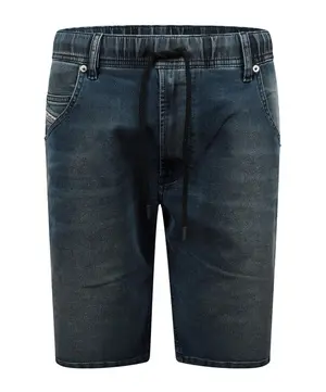 DIESEL® Gradient Denim Shorts - Black
