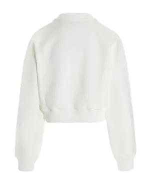Alexander McQueen Logo Print Crewneck Sweatshirt