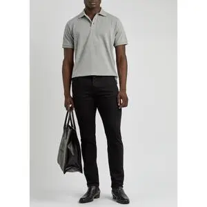Saint Laurent Short-sleeve Polo Shirt