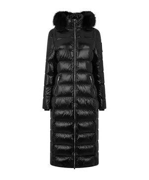 Moose Knuckles Hooded Long Down Coat