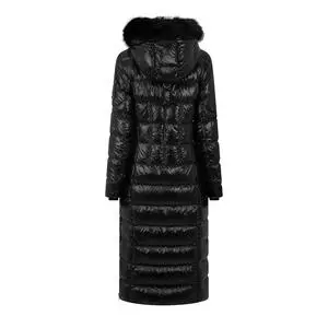 Moose Knuckles Hooded Long Down Coat