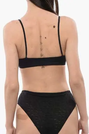 Dsquared2 Contrast Logo Bikini Top