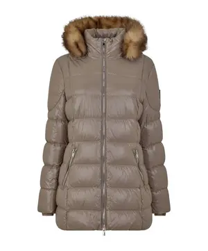 Moose Knuckles Hooded Mid-style Down Jacket