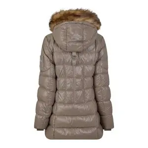 Moose Knuckles Hooded Mid-style Down Jacket
