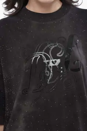 DIESEL® T-super All-over Rhinestone T-shirt