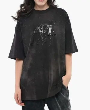 DIESEL® T-super All-over Rhinestone T-shirt
