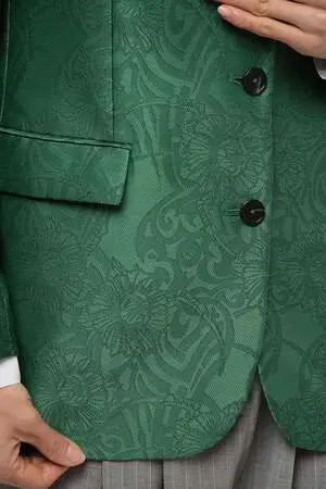 John Richmond Embroidered Peak-lapel Blazer