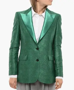 John Richmond Embroidered Peak-lapel Blazer