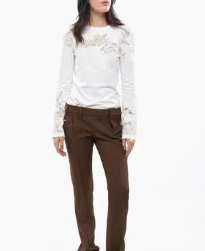 Dsquared2 High-waisted Slim-cut Trousers