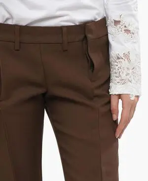 Dsquared2 High-waisted Slim-cut Trousers
