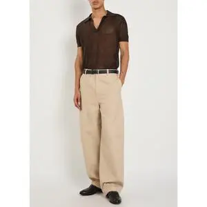 TOM FORD Mesh Knit Polo Top