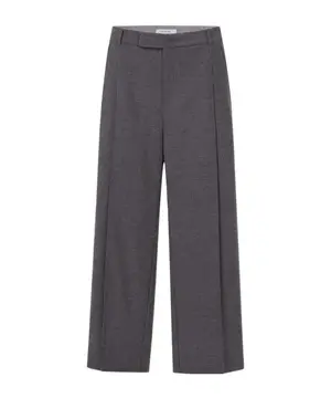 Patrizia Pepe Wide-leg Suiting Trousers - Black