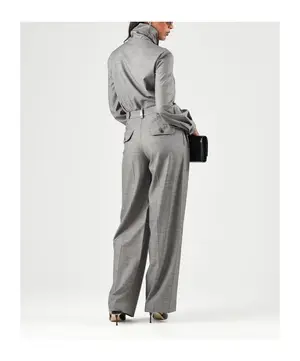 Patrizia Pepe Wide-leg Suiting Trousers