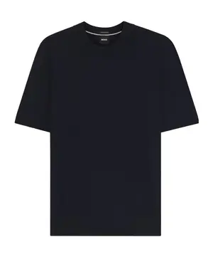 Hugo Boss Round-neck Short-sleeved T-shirt - Black