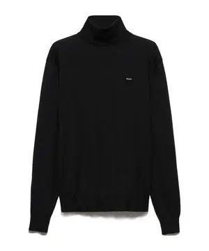 Prada Worsted Wool Turtleneck Sweater - Black