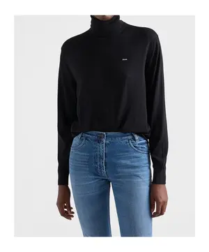 Prada Worsted Wool Turtleneck Sweater