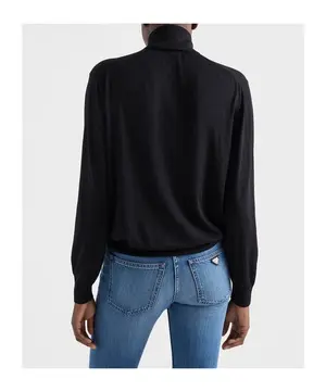 Prada Worsted Wool Turtleneck Sweater