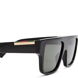 Gucci Flat-top Rectangular Sunglasses