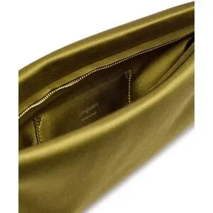 Saint Laurent Satin Long Clutch Bag
