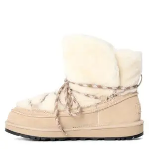 UGG Plush Lace-up Snow Boot