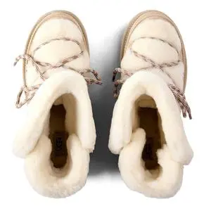 UGG Plush Lace-up Snow Boot