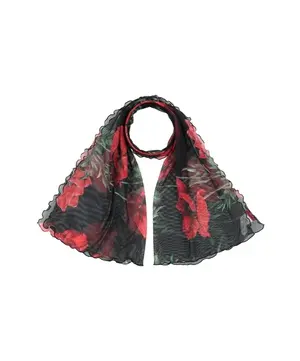 Dolce & Gabbana Floral Print Scarf - Black