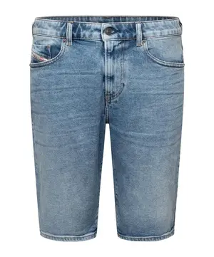 DIESEL® Denim Knee-length Shorts - Blue