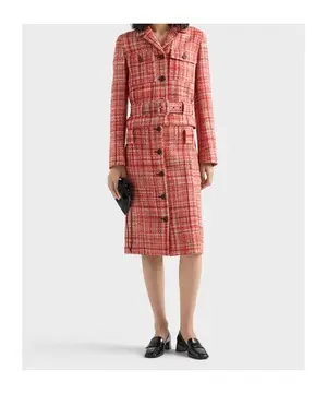 Prada Single-breasted Tweed Jacket