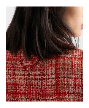 Prada Single-breasted Tweed Jacket
