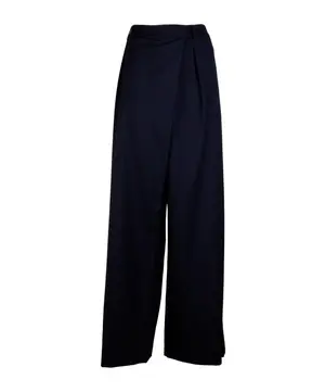 Peserico Wrap Front Wide-leg Trousers