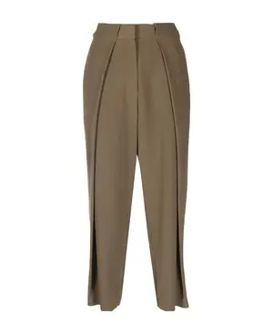 Balmain Pleated High-waisted Trousers