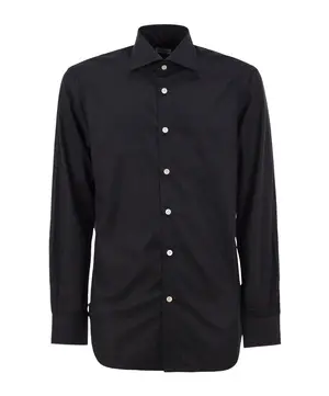 Kiton Long-sleeved Shirt - Black