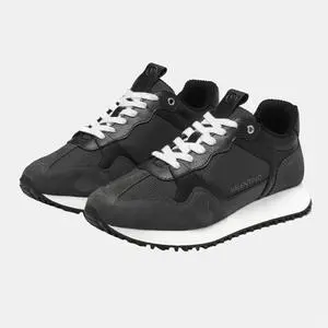 Valentino Garavani Mesh Suede Casual Running Shoe