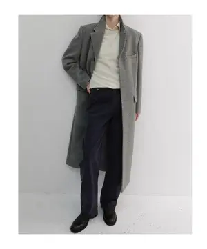 DUNST 2-way 3 Button Cashmere Coat
