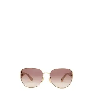 Chloé Thin-frame Aviator Sunglasses