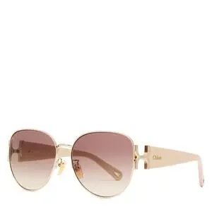 Chloé Thin-frame Aviator Sunglasses