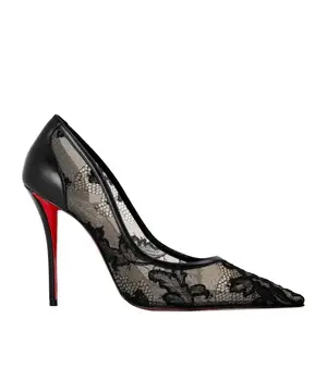 CHRISTIAN LOUBOUTIN Lace Pointed Stiletto Heel