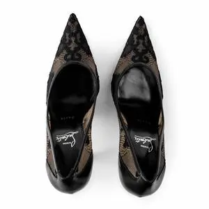 CHRISTIAN LOUBOUTIN Lace Pointed Stiletto Heel