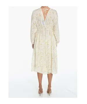 Samsøe Samsøe Gertrud Puff-sleeve Midi Dress