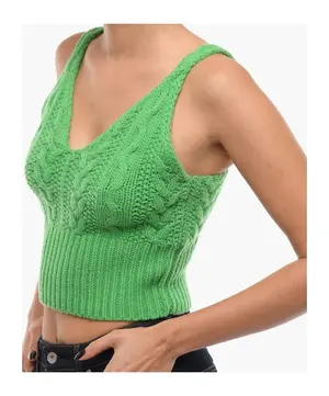 Samsøe Samsøe Rib-trimmed Knit Vest