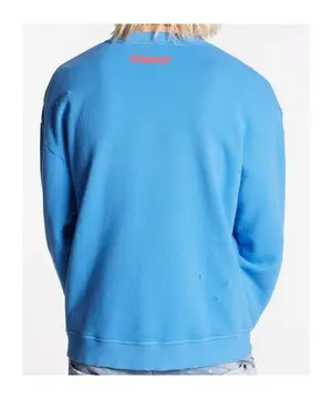 Dsquared2 Slogan-pront Cotton Sweatshirt