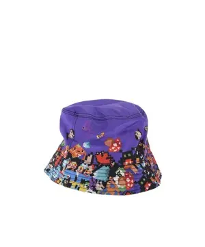Dsquared2 Graphic-print Bucket Hat - Blue