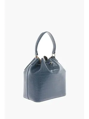 Moschino Logo-plaque Bucket Bag