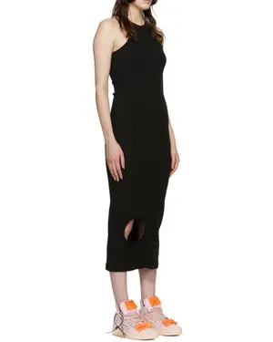 Off-White Meteor Cut-out Sleeveless Midi Dress