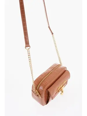 Moschino Zippered Shoulder Bag