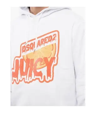 Dsquared2 Logo-print Brushed Hoodie