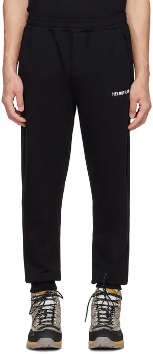 Helmut Lang Logo Printed Sweatpants