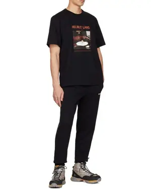 Helmut Lang Logo Printed Sweatpants