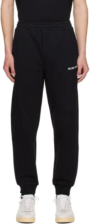 Helmut Lang Logo Printed Sweatpants